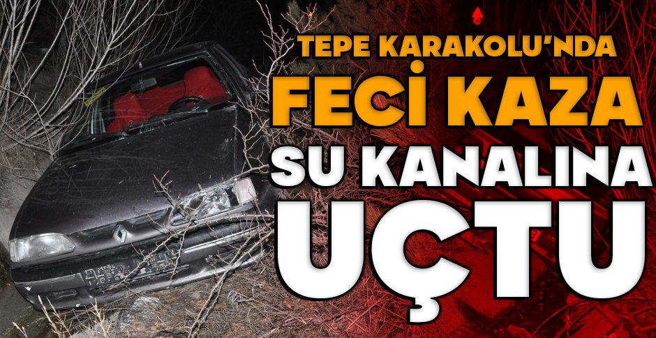 BOLU'DA KONTROLDEN ÇIKAN OTOMOBİL SU KANALINA UÇTU... - Özgür Bolu